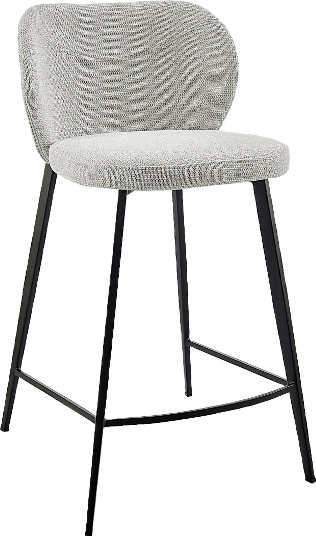 Shenadoah Light Gray Nylon,Polyester Fabric Counter Stool | Rooms to Go
