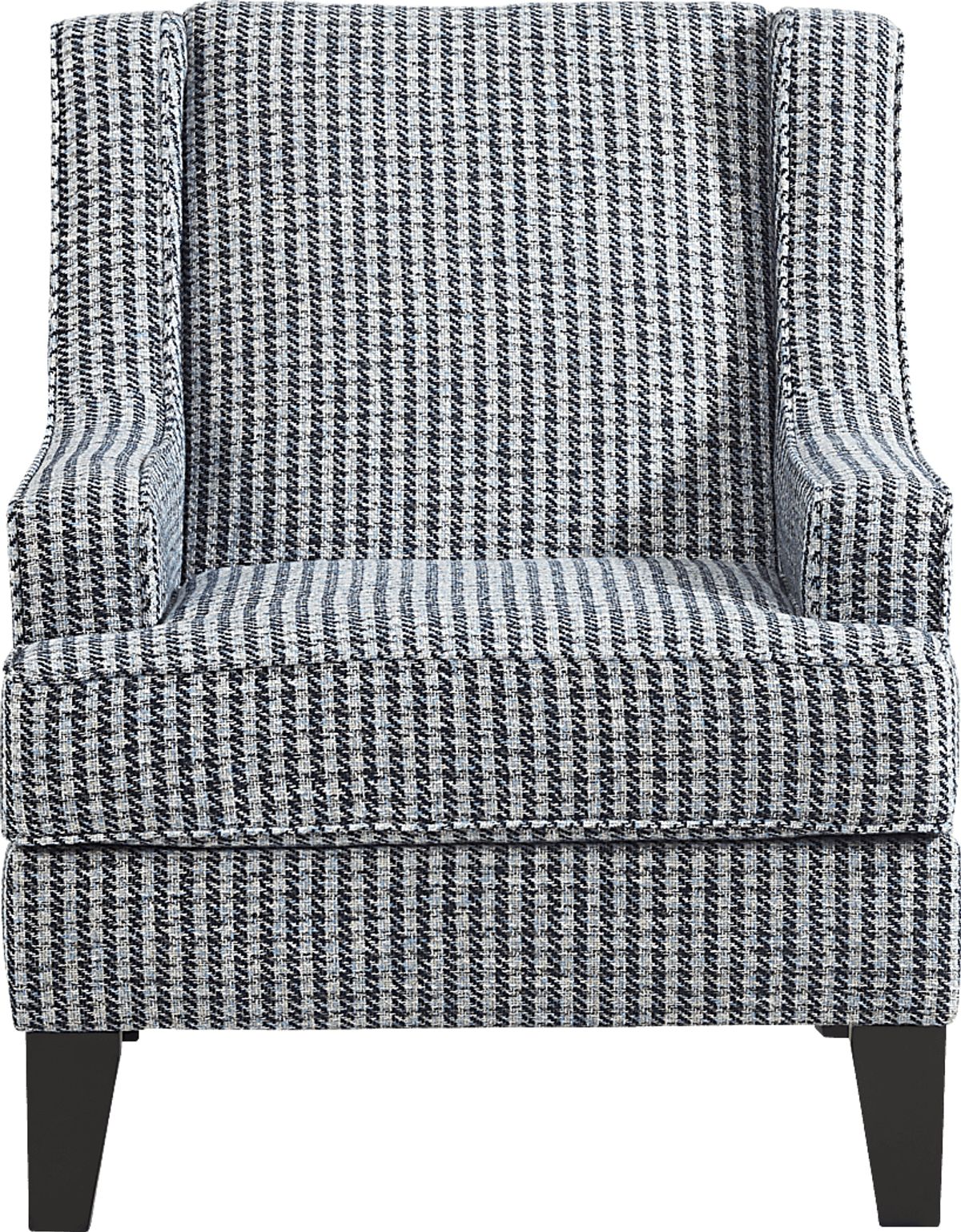 Shiloh Trail Indigo Blue Chenille Fabric Accent Chair | Rooms to Go