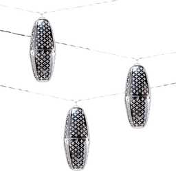 Shimmering Starscape Silver Gray Outdoor String Lights | Rooms to Go