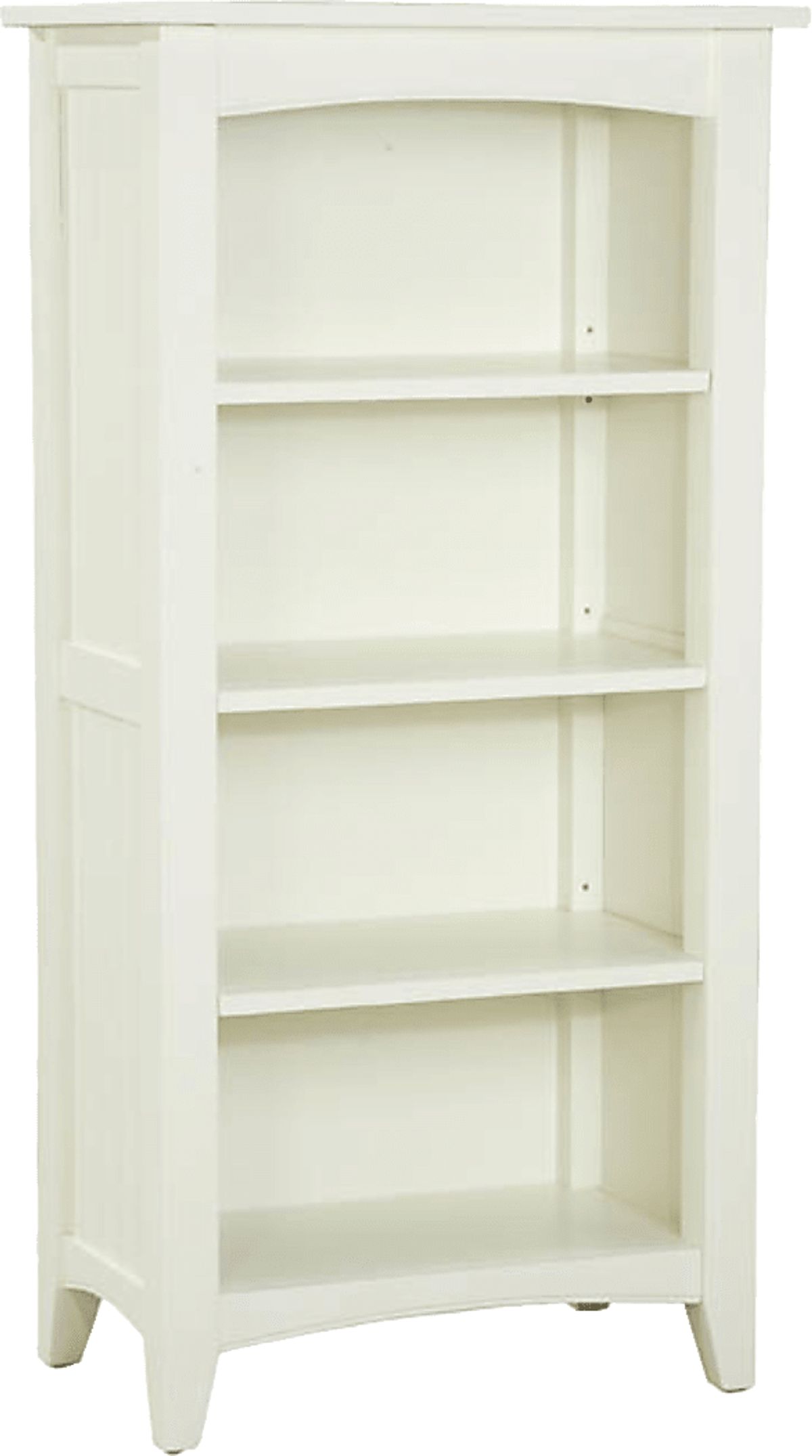 Shinob Ivory Light Wood,White 3-Shelf Bookcase | Rooms to Go