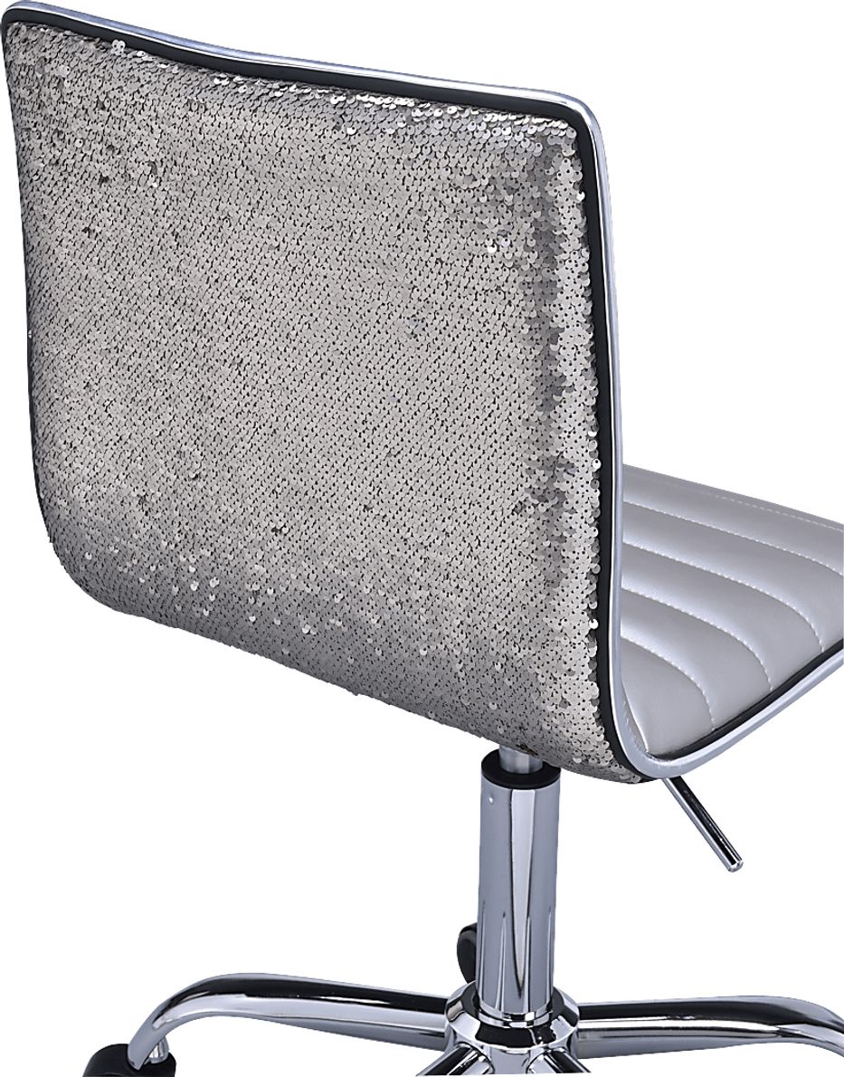 Shiran Silver Office Chair - Rooms To Go