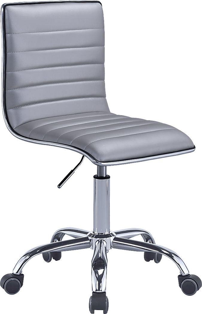Shiran Silver Office Chair - Rooms To Go