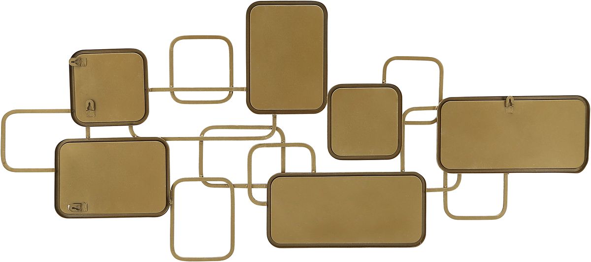Shiretown II Gold Colors,Metal Mirror | Rooms to Go