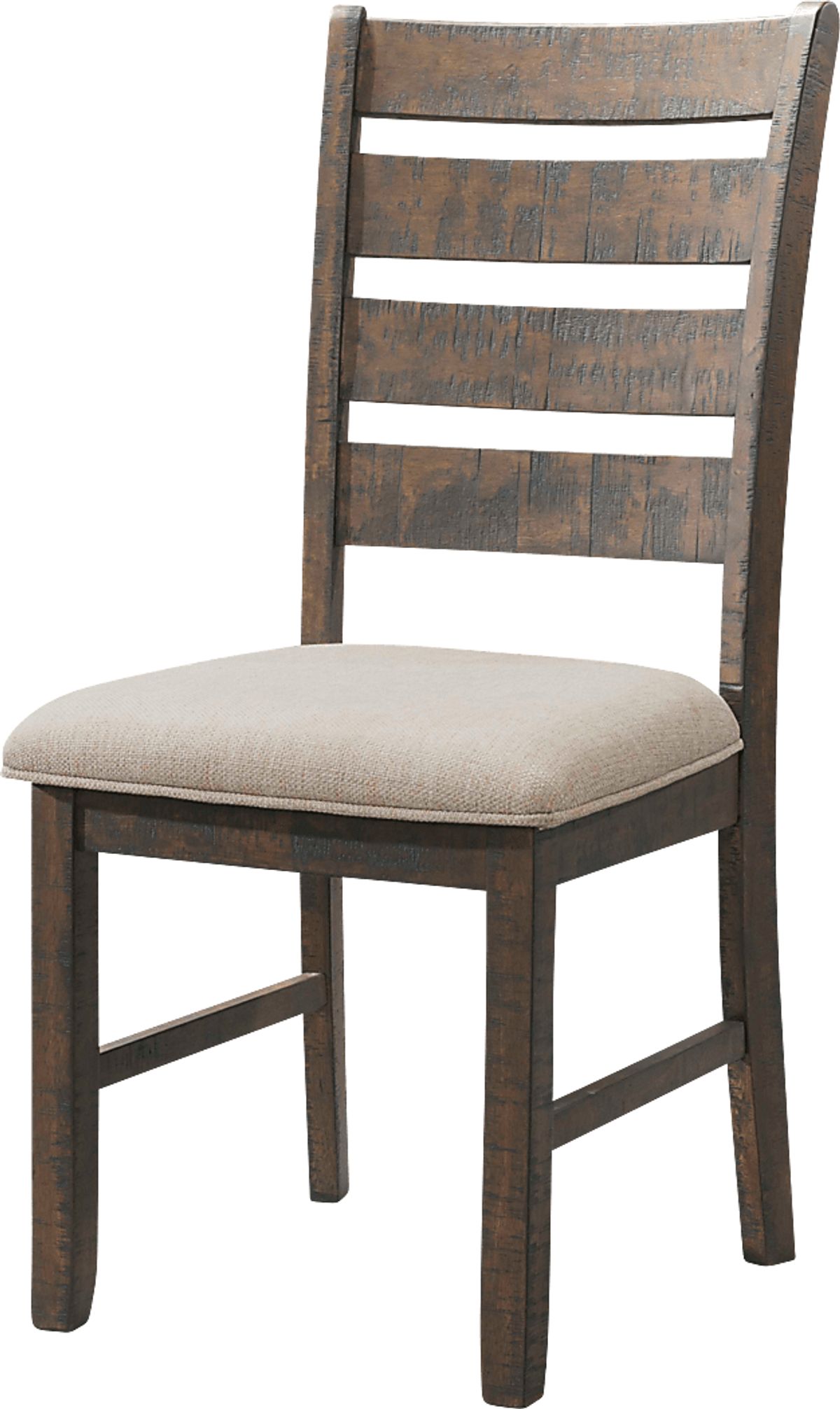 Showcavern Cherry Dark Wood Polyester Fabric Dining Chair | Rooms to Go