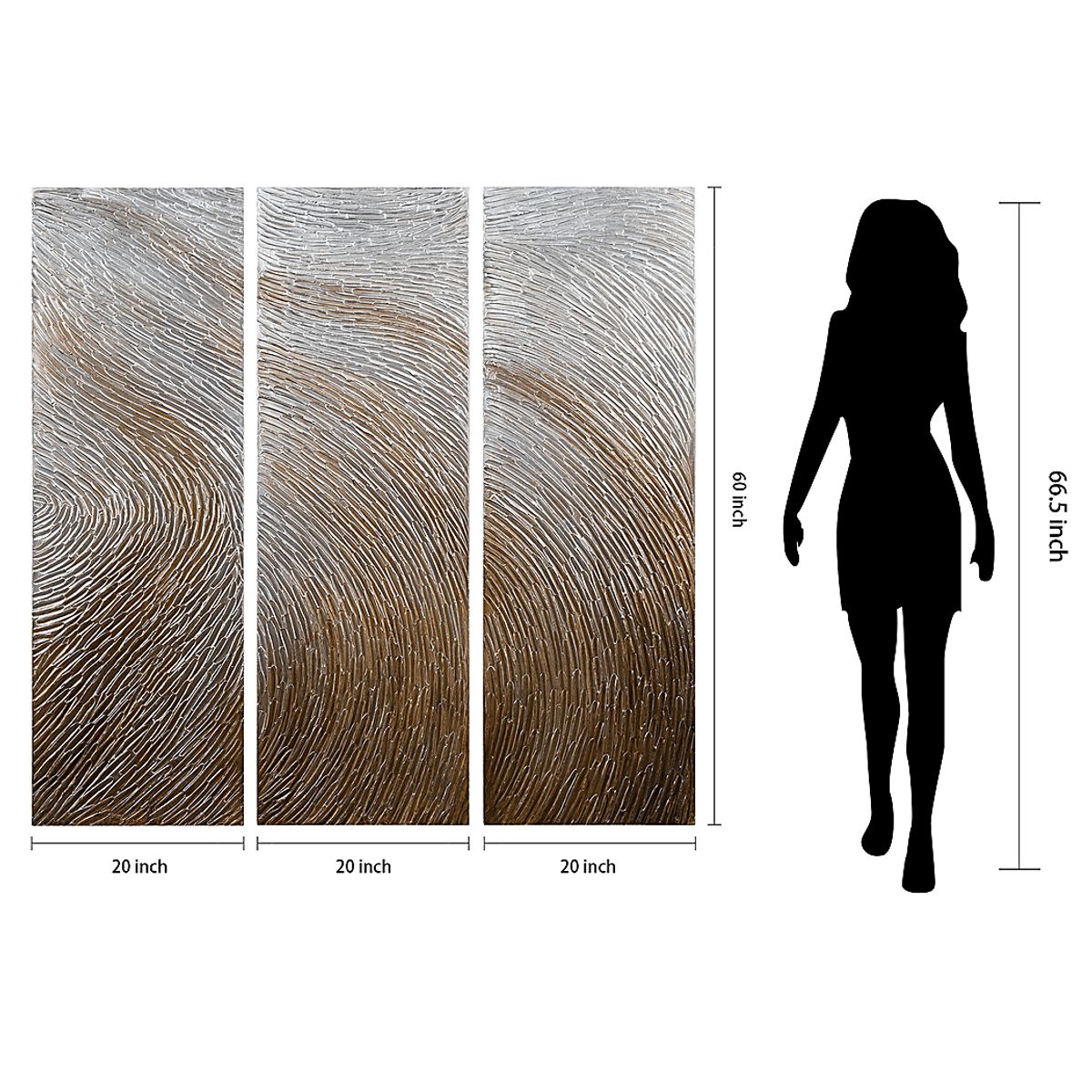 Shurfine Multi Artwork, Set Of 3 | Rooms to Go