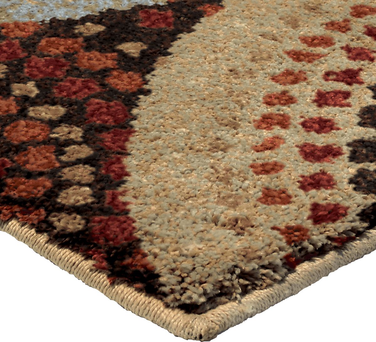 Sibul Beige,Multi,Red Rugs | Rooms to Go