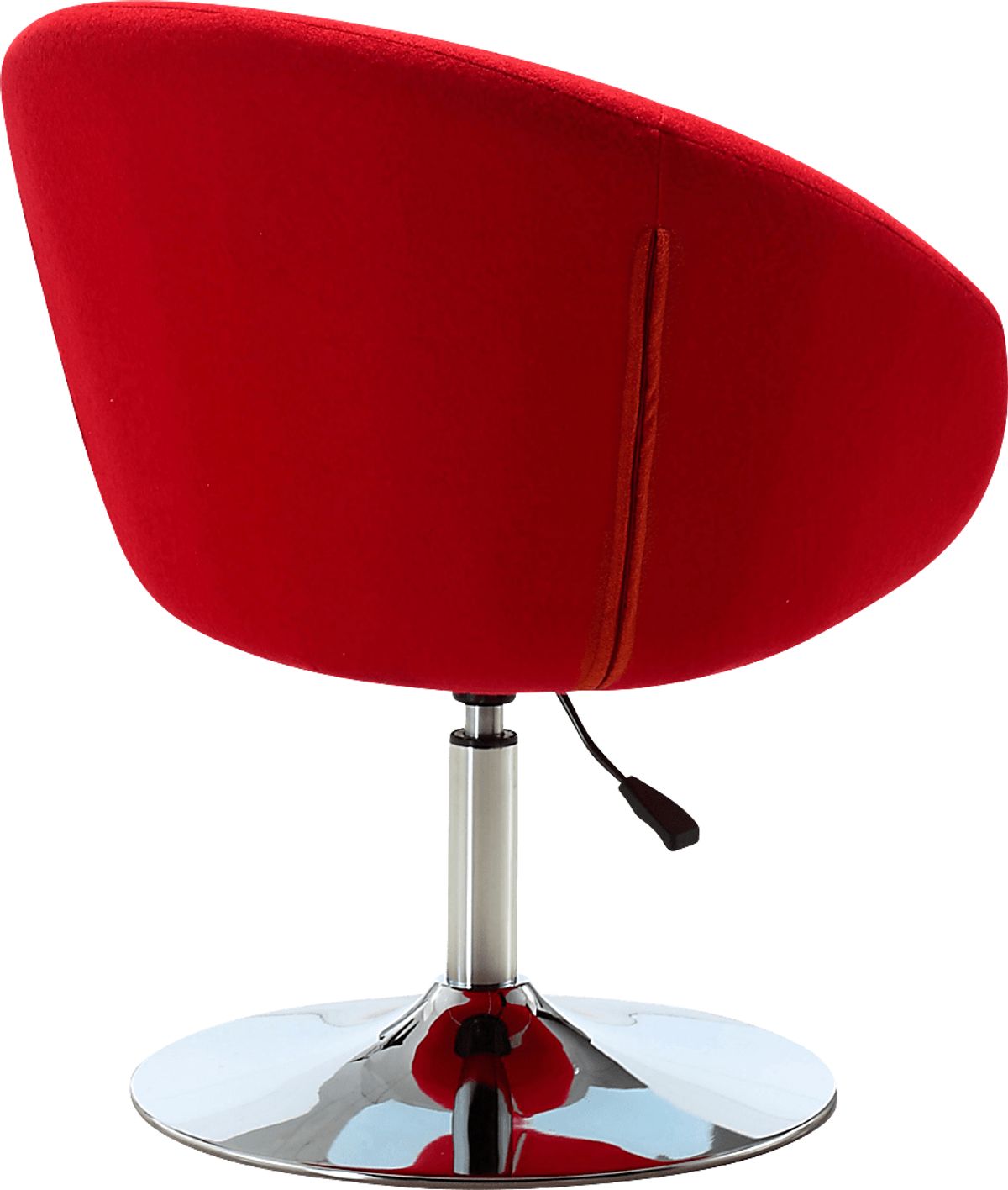 Sidener Red Wool Fabric Swivel Accent Chair | Rooms to Go