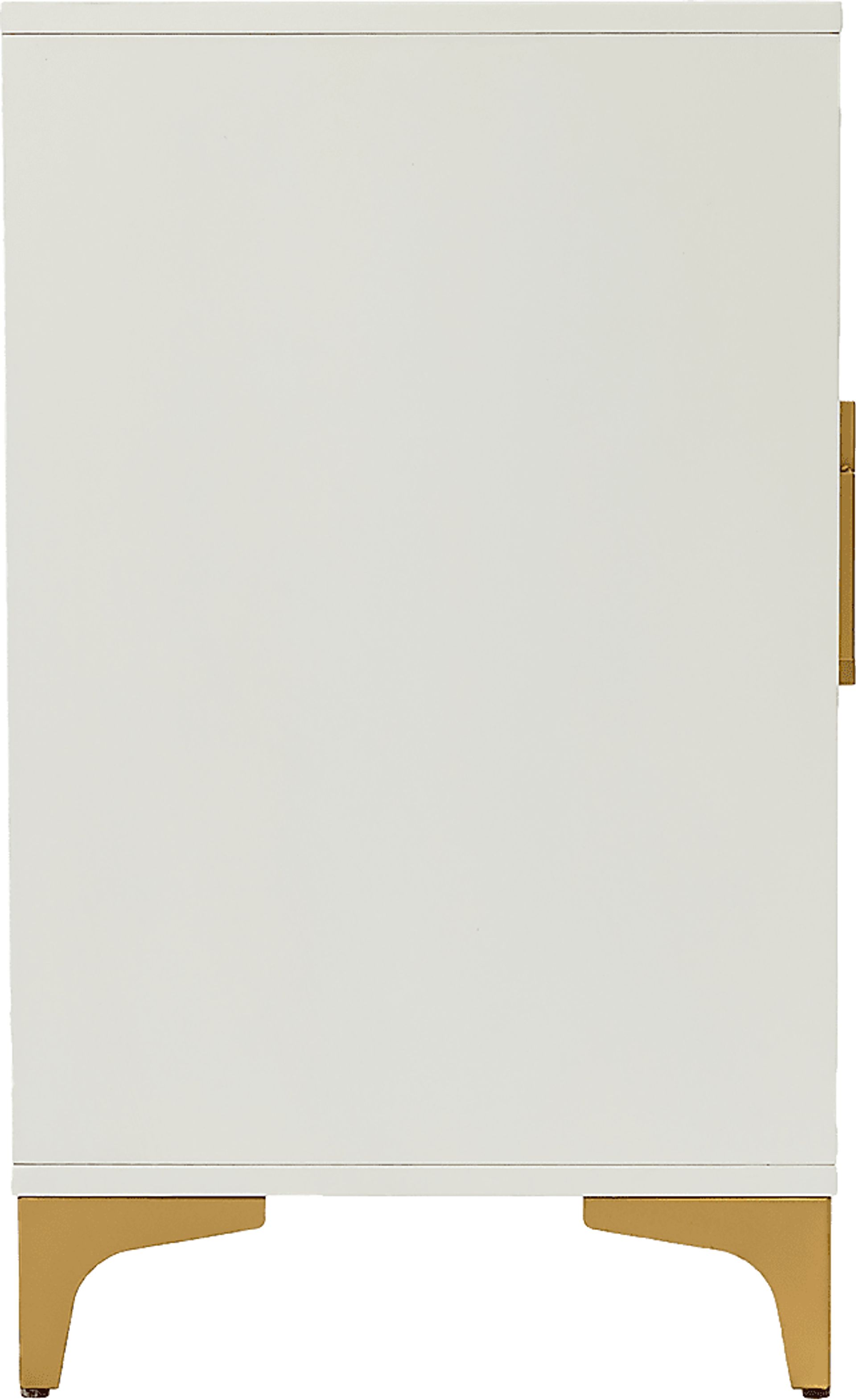 Sidereal White Colors,White 56" Console | Rooms to Go