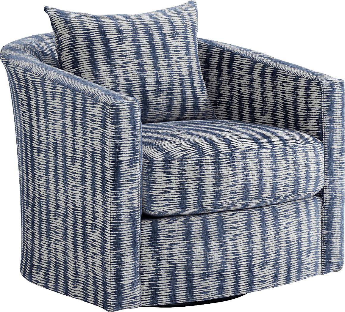 Sienna Way Blue Chenille Fabric 2 Pc Sectional | Rooms to Go