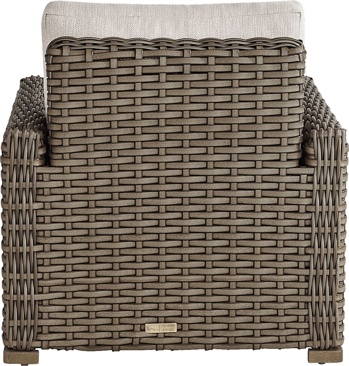 Siesta Key Driftwood Light Wood Twine Wicker Outdoor Chair | Rooms to Go