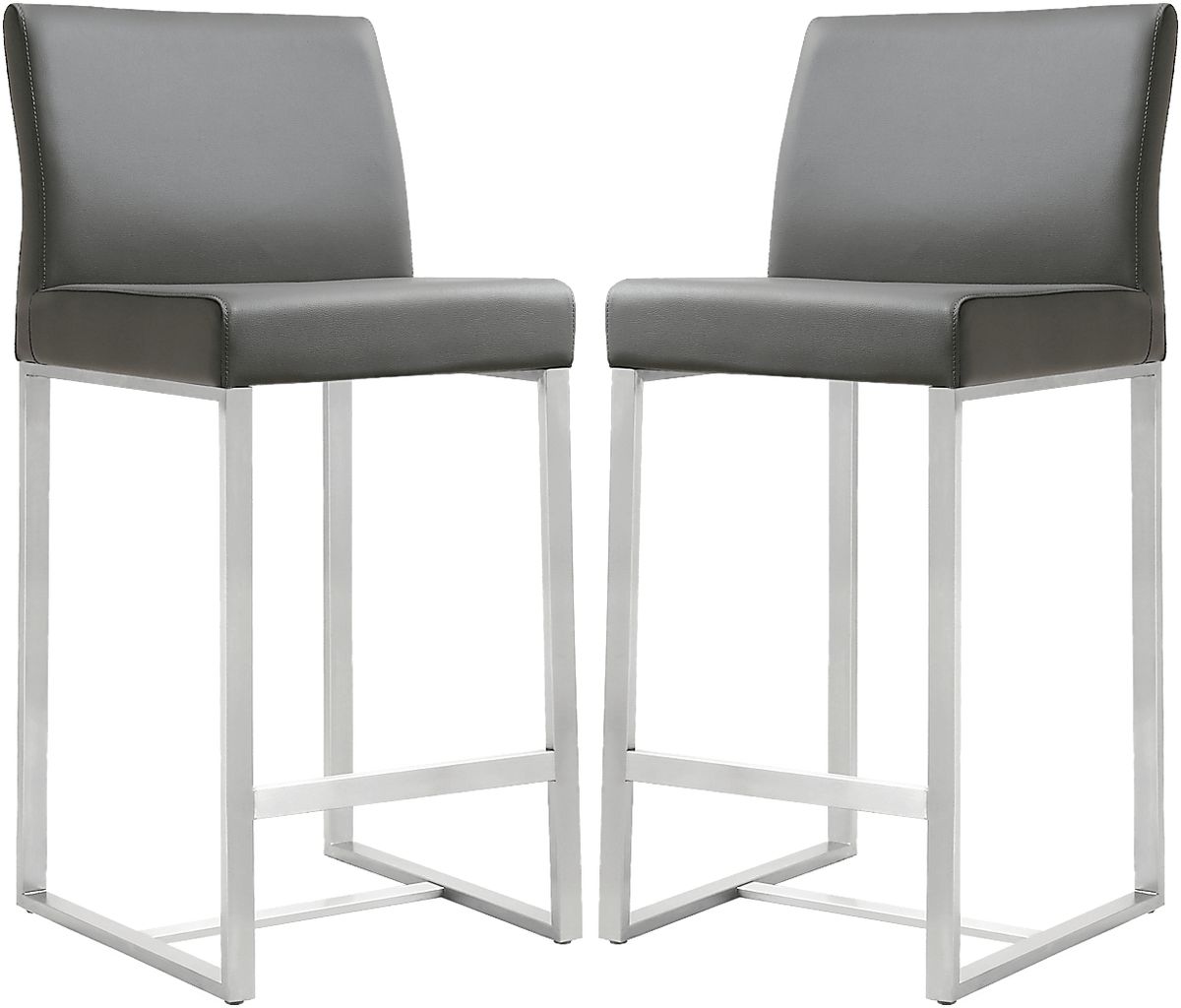 Silas Gray Set Of 2 Counter Height Stools | Rooms to Go