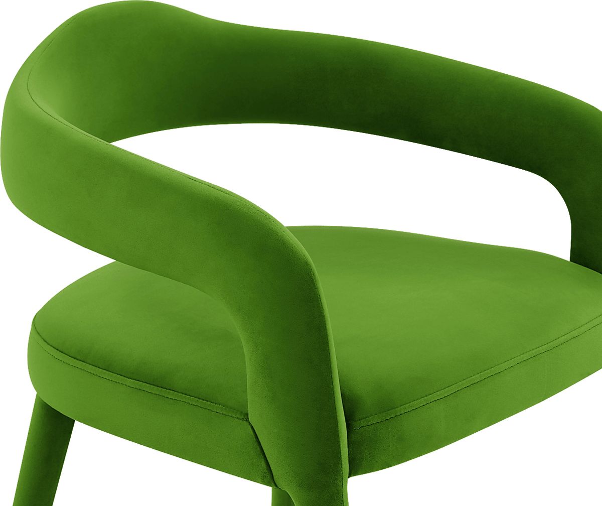 Siletz Green Polyester Fabric Arm Chair | Rooms to Go