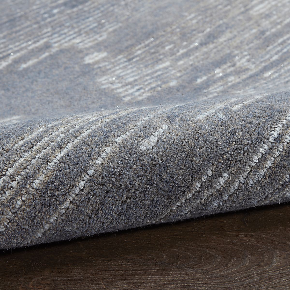 Silver Falls Blue Rug | Rooms to Go