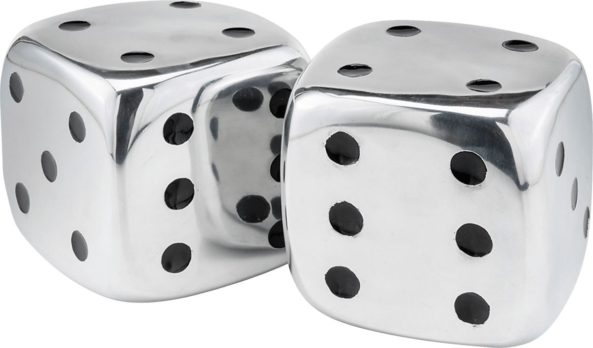 Simmerhorn Silver Gray Decorative Dice | Rooms to Go