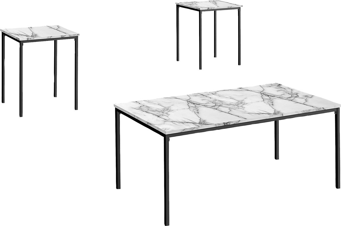 Singletary White Colors,White Occasional Table Set - Rooms To Go