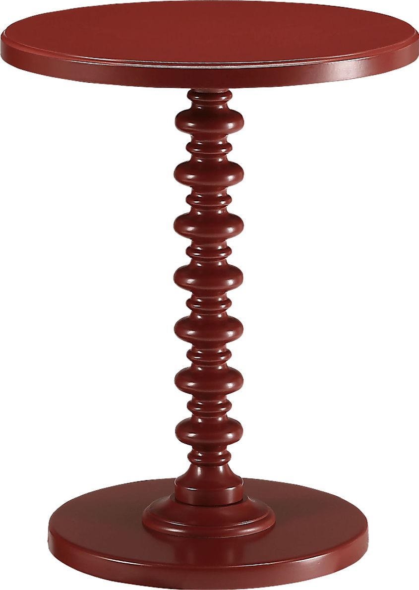 Siran Red Colors Accent Table - Rooms To Go