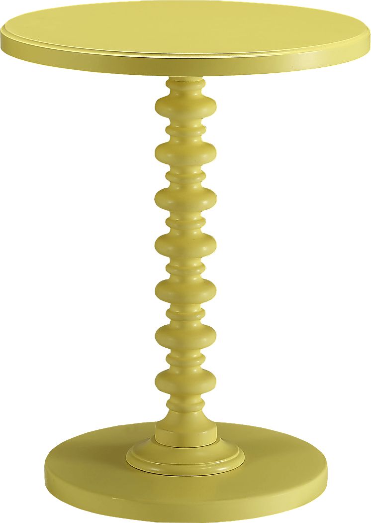 Siran Yellow Accent Table - Rooms To Go