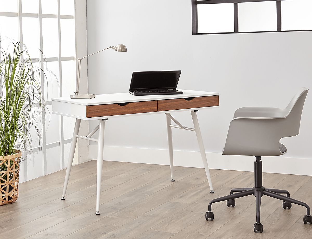 Sirrine White Colors,White Desk | Rooms to Go