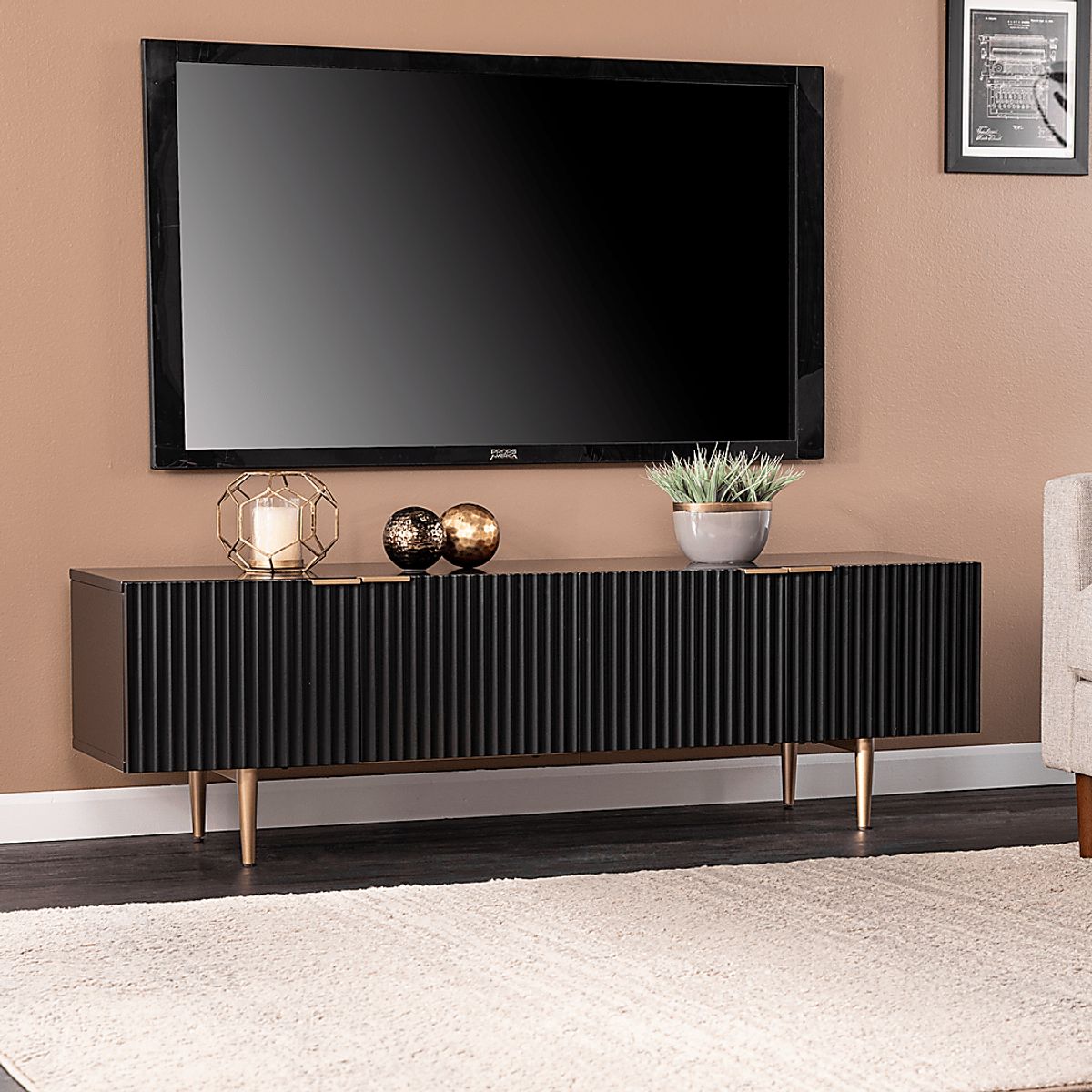 Sisemore Black 60" Console | Rooms to Go
