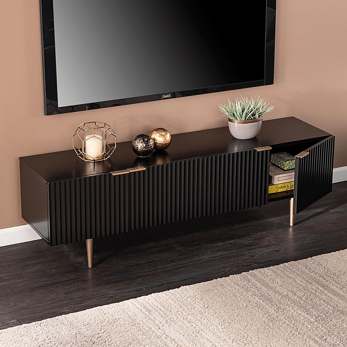Sisemore Black 60" Console | Rooms to Go
