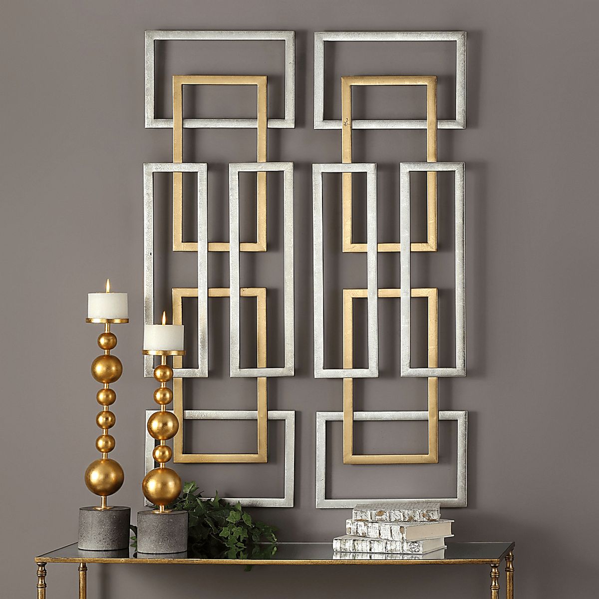 Sisira Silver Gray Set Of 2 Wall Decor | Rooms to Go