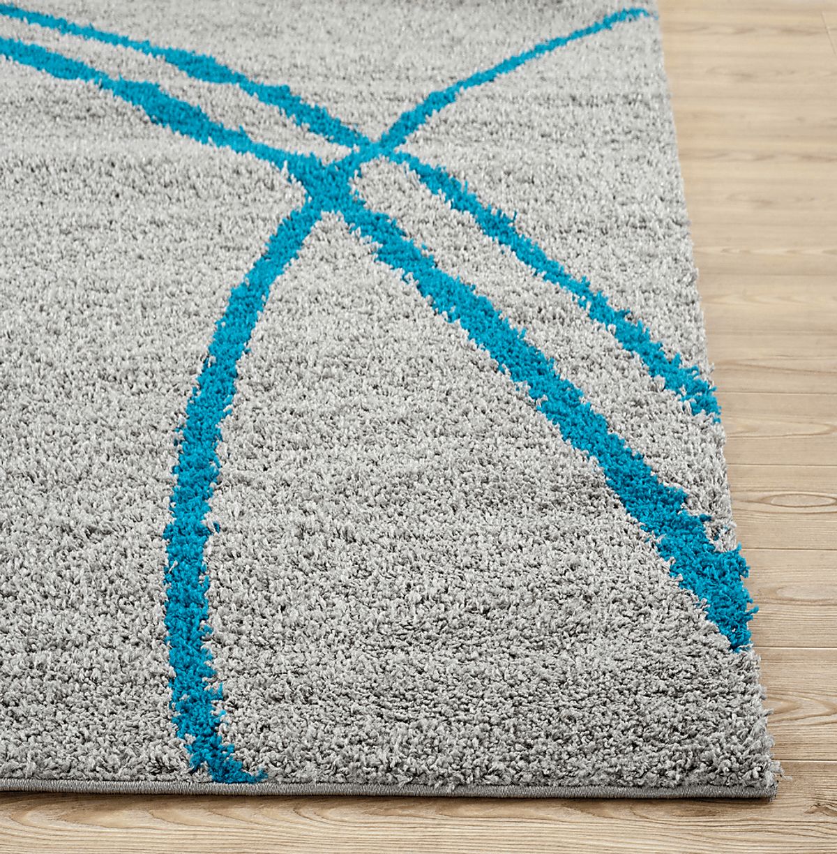 Sivia Turquoise Blue Rug | Rooms to Go