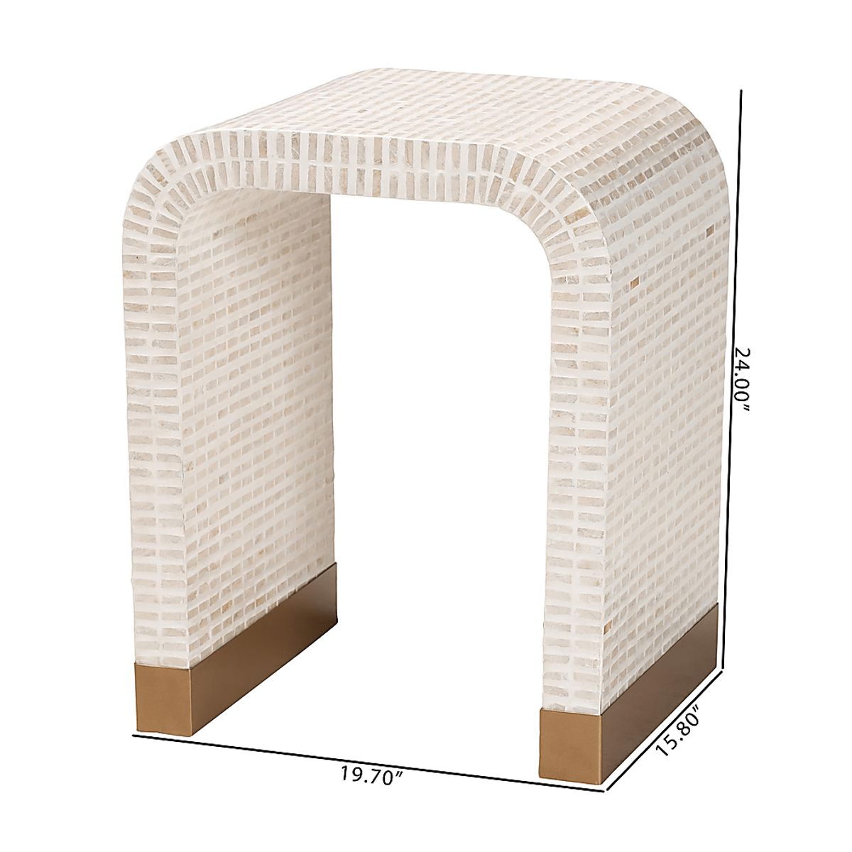 Skihi White End Table | Rooms to Go