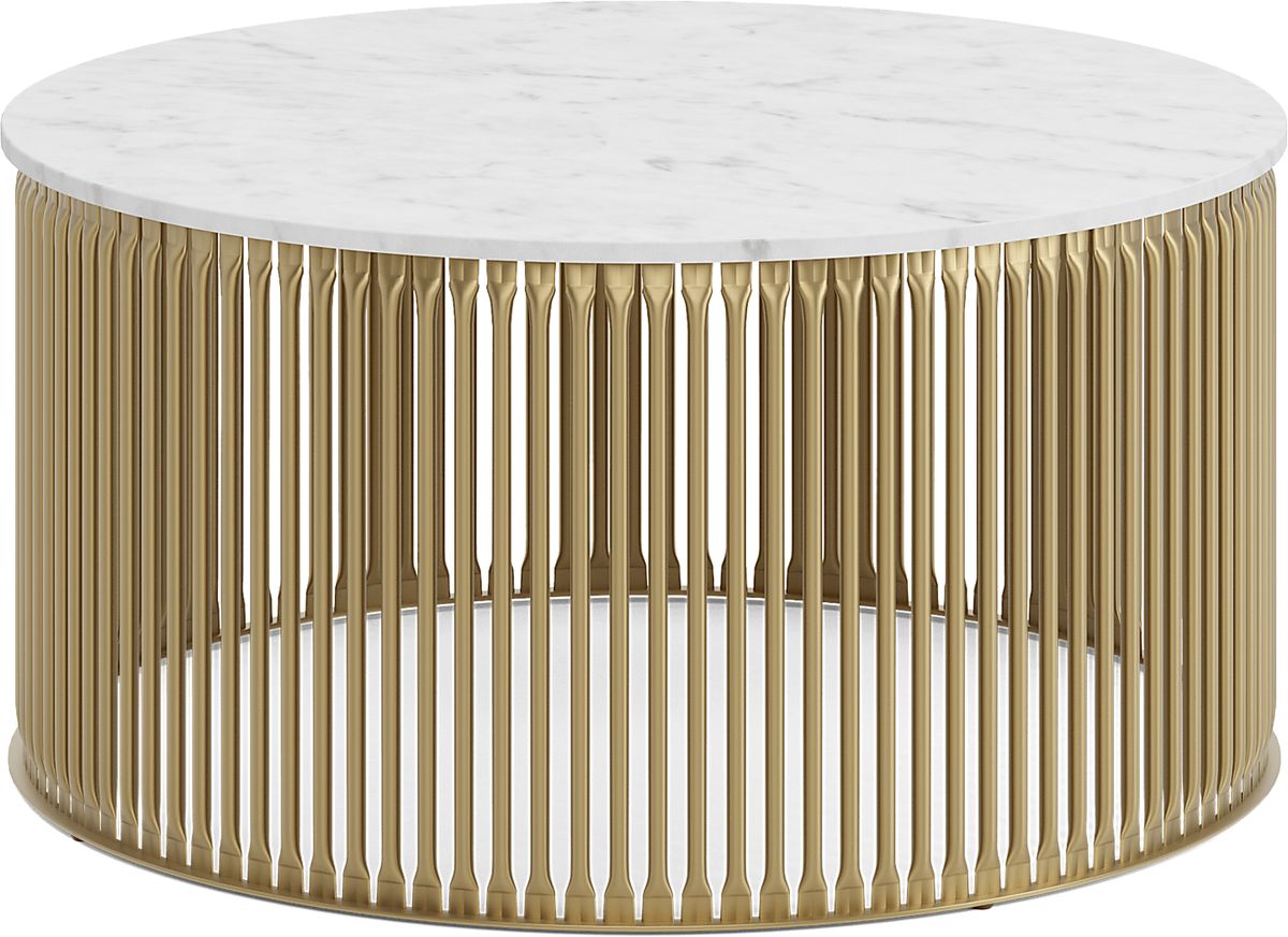 Slabtown Gold Colors,Metal Cocktail Table | Rooms to Go