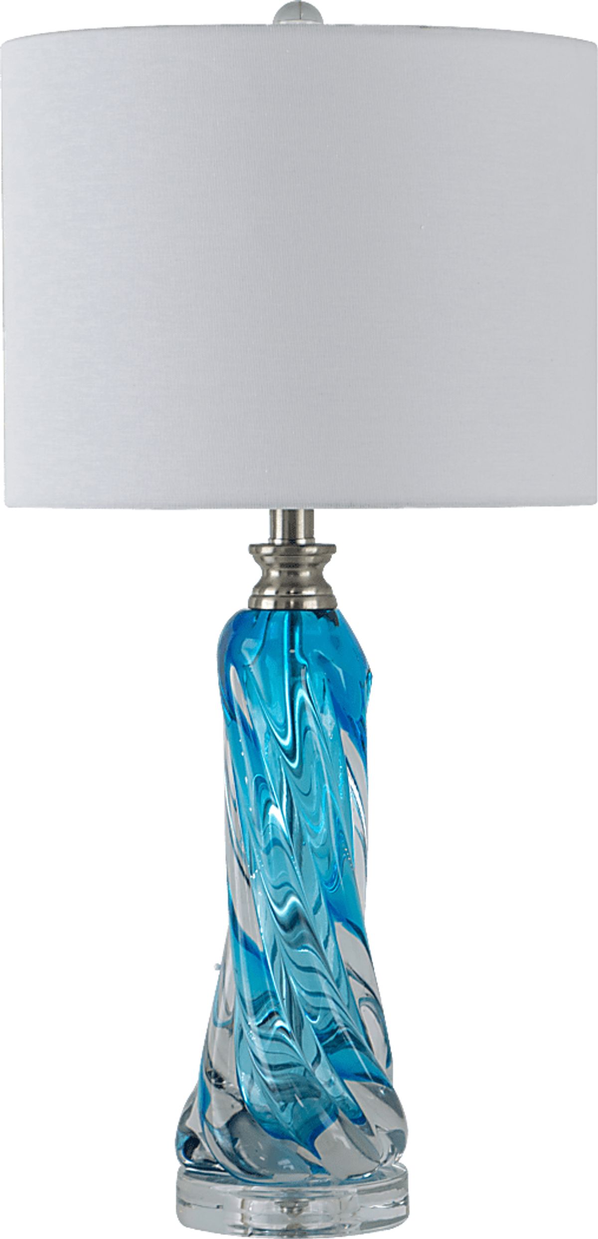 Slattings Point Blue Table Lamp | Rooms to Go