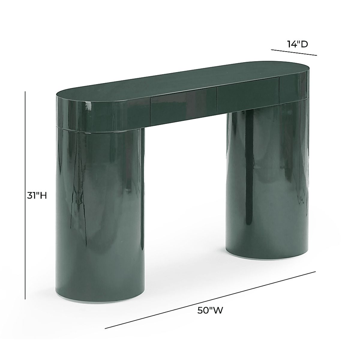 Smilehut Green Colors Console Table | Rooms to Go