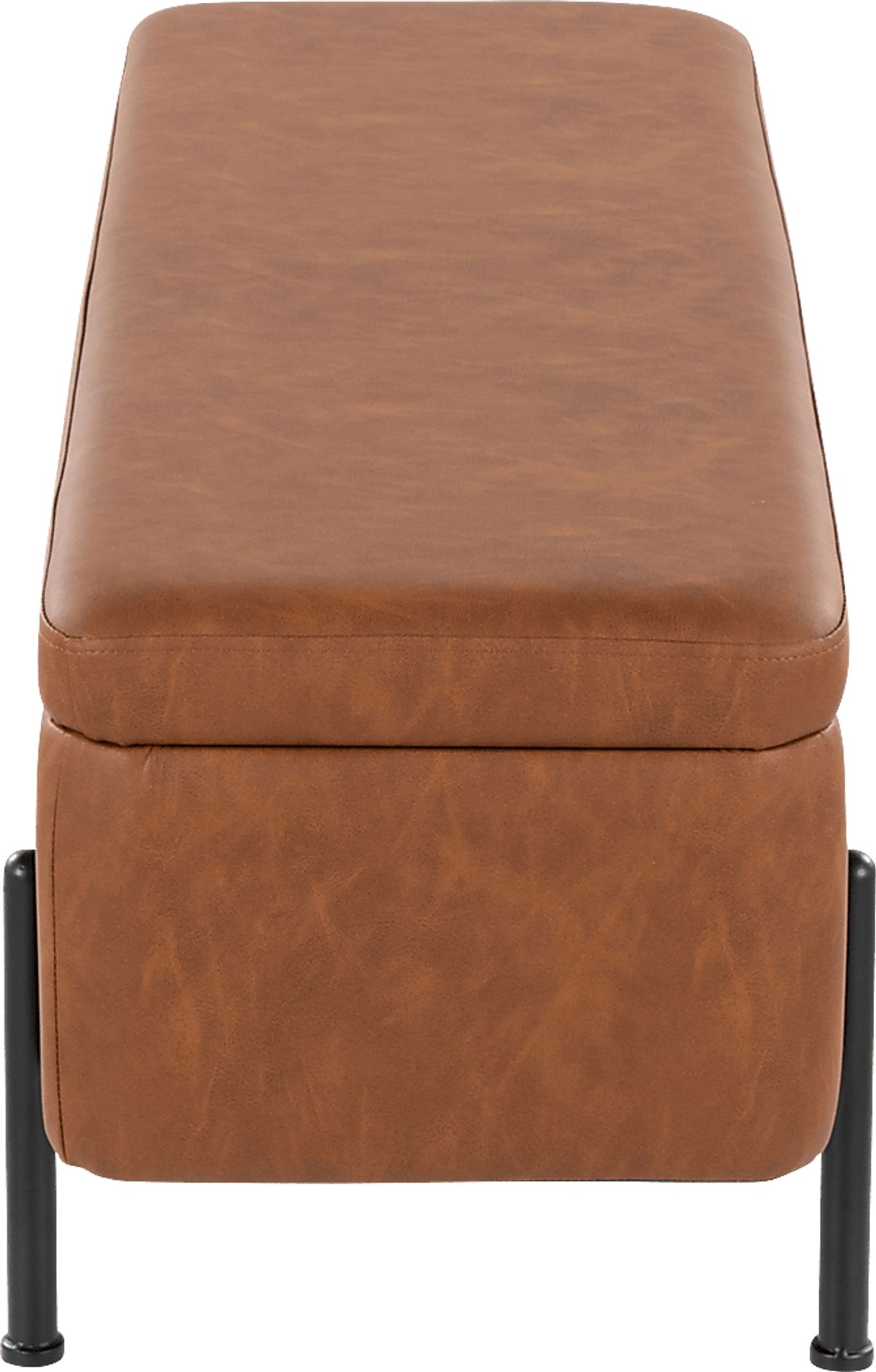 Smout Black Black,Colors Camel Brown Polyurethane Fabric Bench | Rooms ...