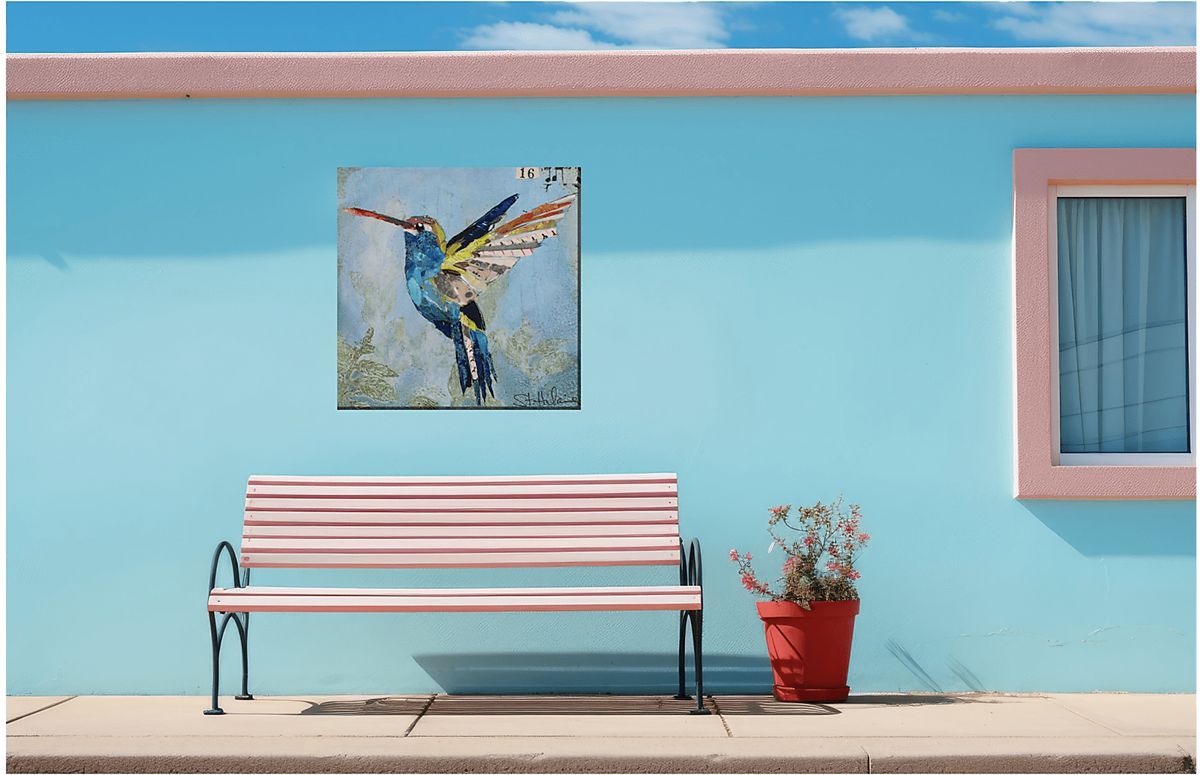 Snazzy Hummingbird Outdoor Wall Decor | Rooms to Go