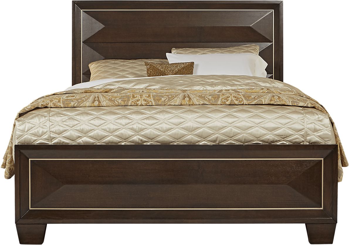 Cambrian Court Chocolate 3 Pc Queen Panel Bed - Rooms To Go