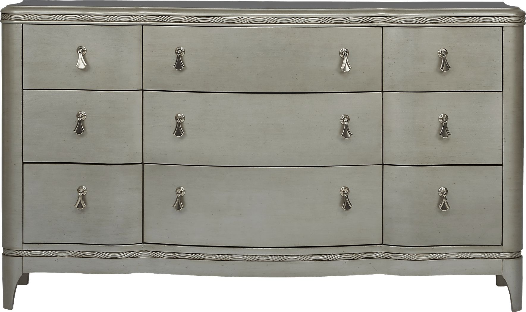 Sofia Vergara La Reina Silver Gray Dresser | Rooms to Go