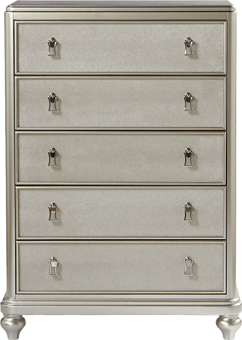 Sofia Vergara Paris Silver Gray Chest - Rooms To Go