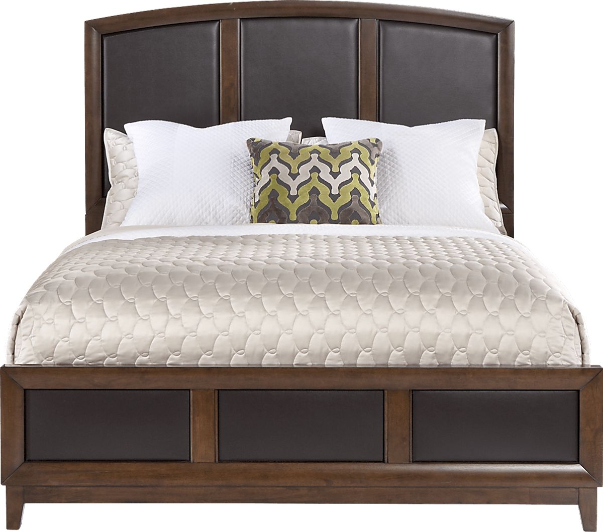 Sofia Vergara Viola Brown Cherry/Chocolate Dark Wood 3 Pc King Bed | Rooms to Go