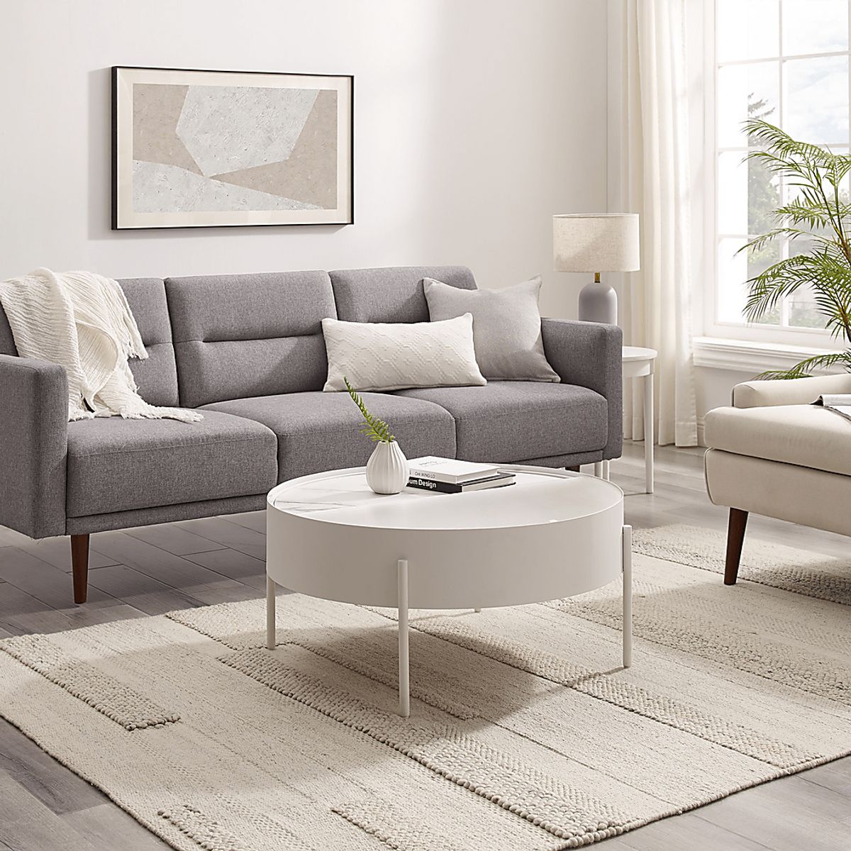 Solabell White Colors,White Cocktail Table | Rooms to Go