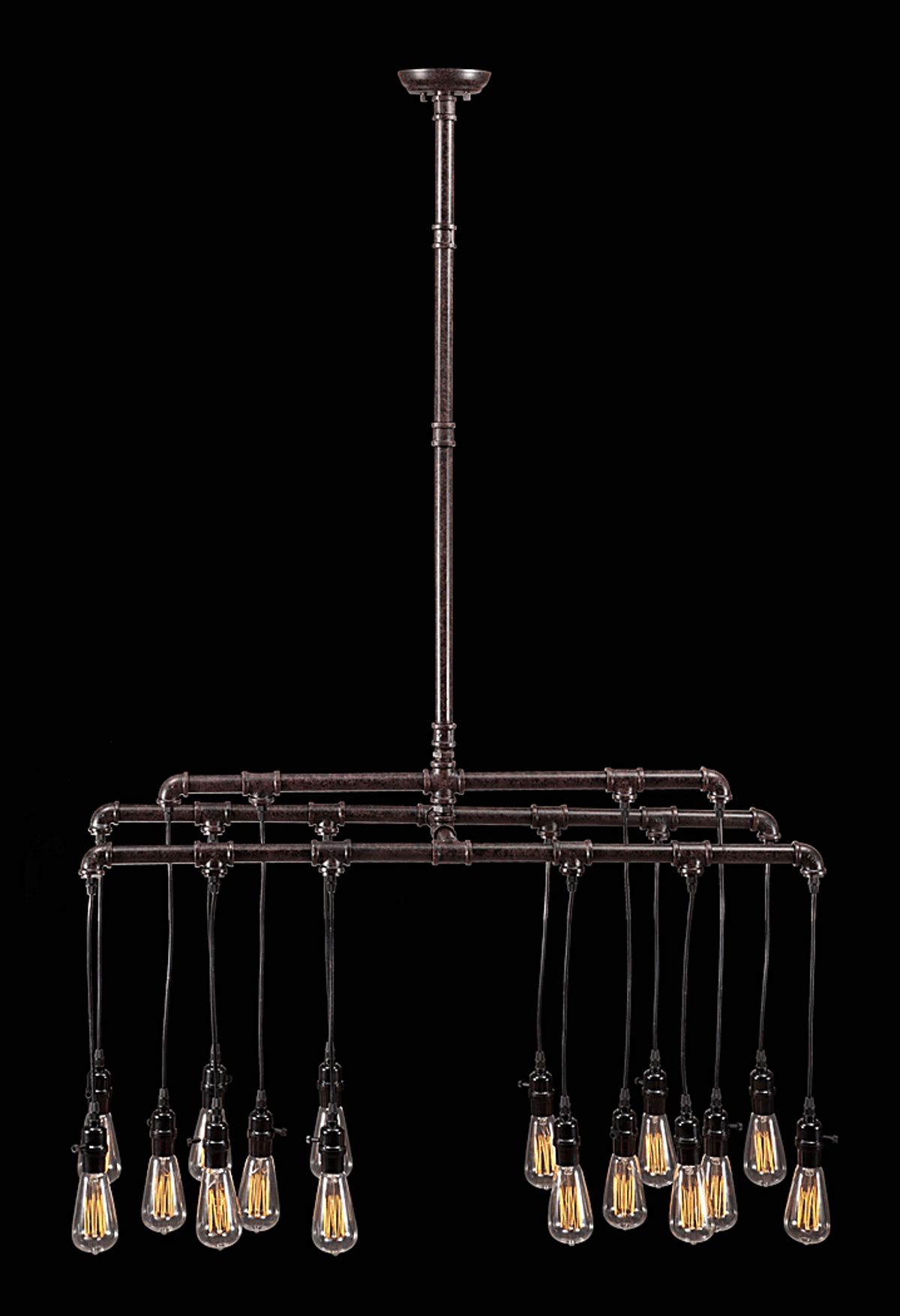 Solamere Drive Gunmetal Gray Chandelier | Rooms to Go