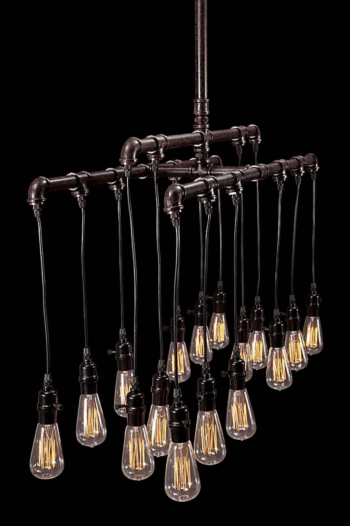 Solamere Drive Gunmetal Gray Chandelier | Rooms to Go