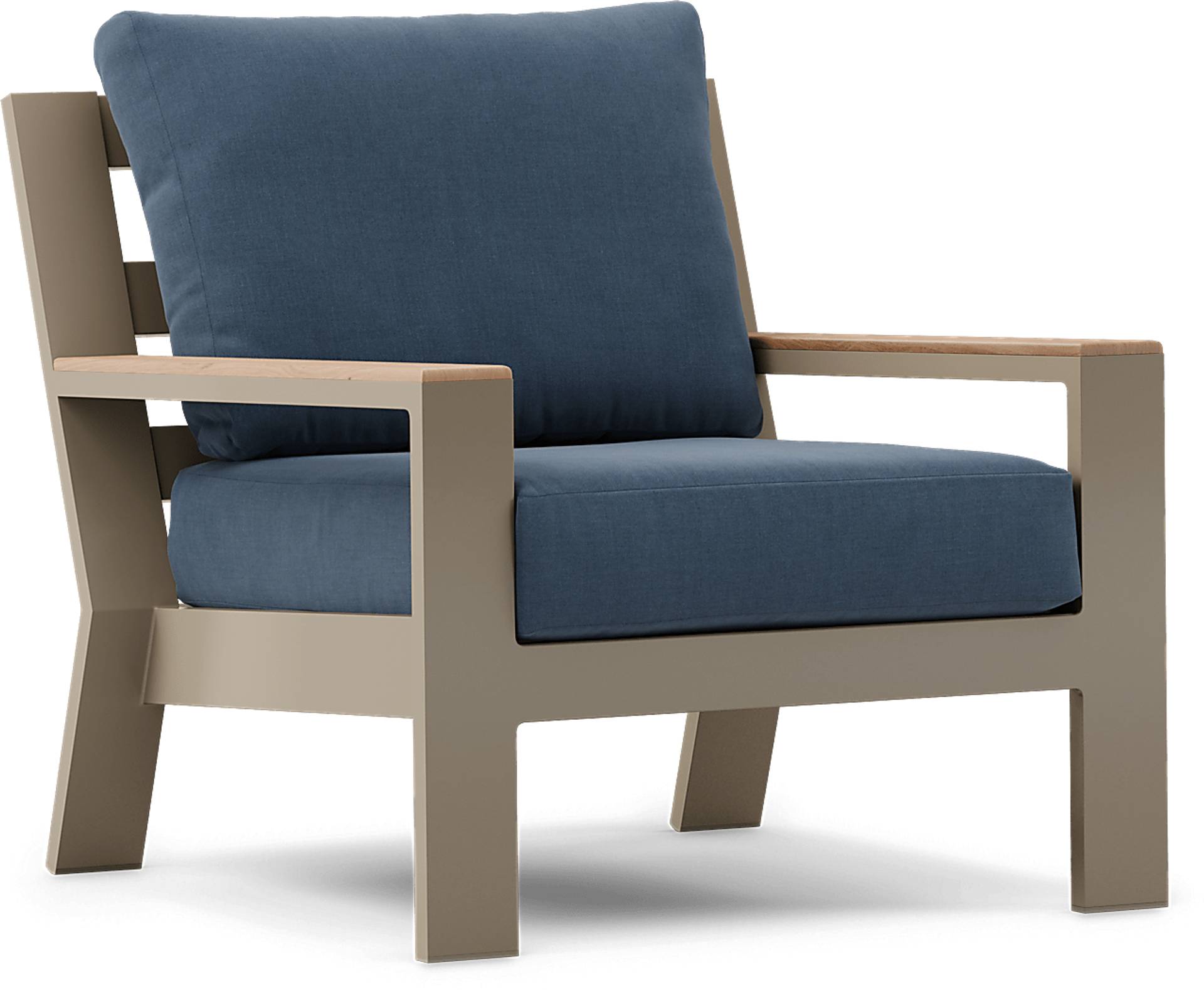 Solana 4 Pc Taupe Colors,Light Wood Blueberry Aluminum Outdoor Seating ...