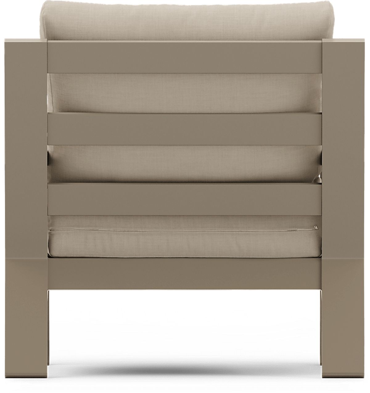 Solana 4 Pc Taupe Colors,Light Wood Buff Beige Aluminum Outdoor Seating ...