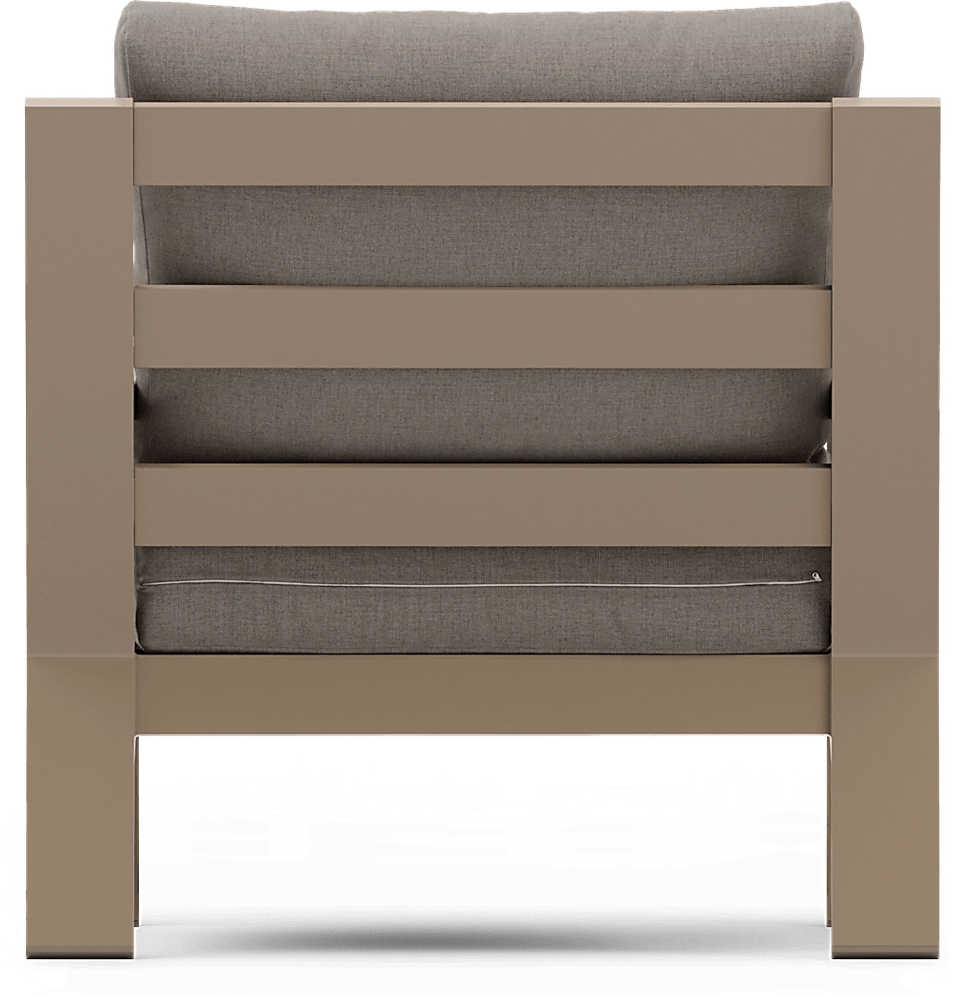 Solana Taupe Colors,Light Wood Mushroom Brown Aluminum Outdoor Chair ...
