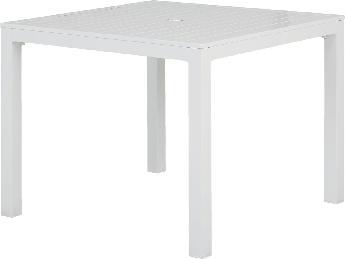 Solana White 38 in. Square Dining Table - Rooms To Go