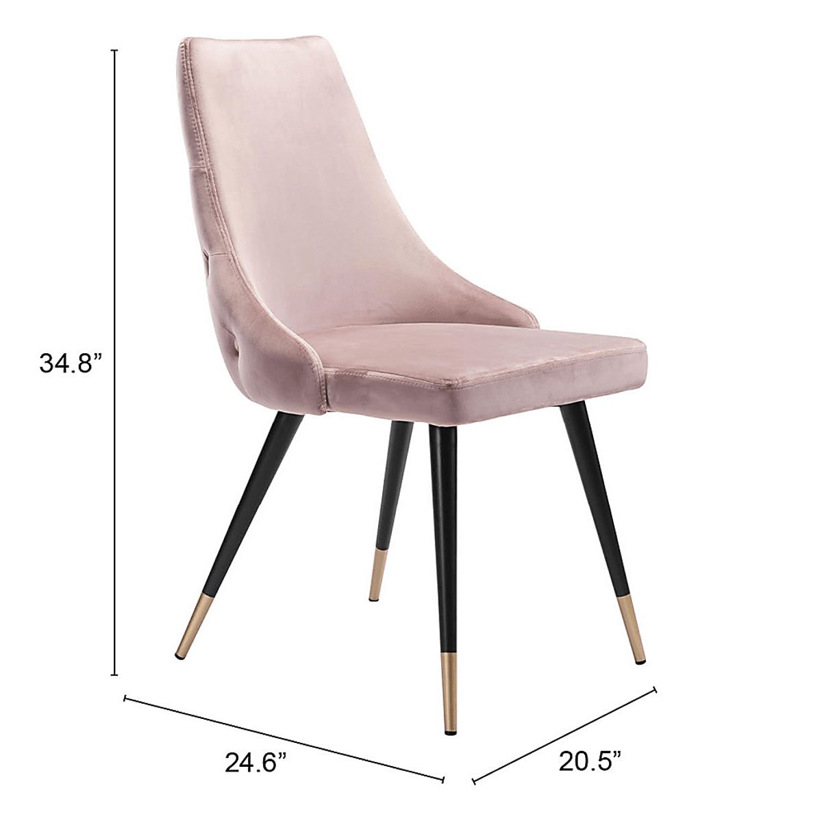 Solveig Pink Colors Side Chair, Set Of 2 | Rooms to Go