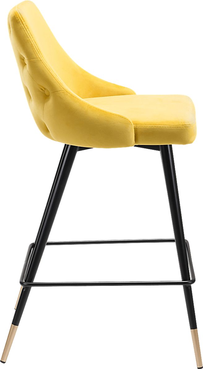Solveig Yellow Counter Height Stool - Rooms To Go