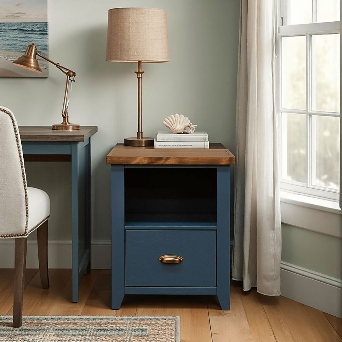 Soniya Blue Colors End Table | Rooms to Go