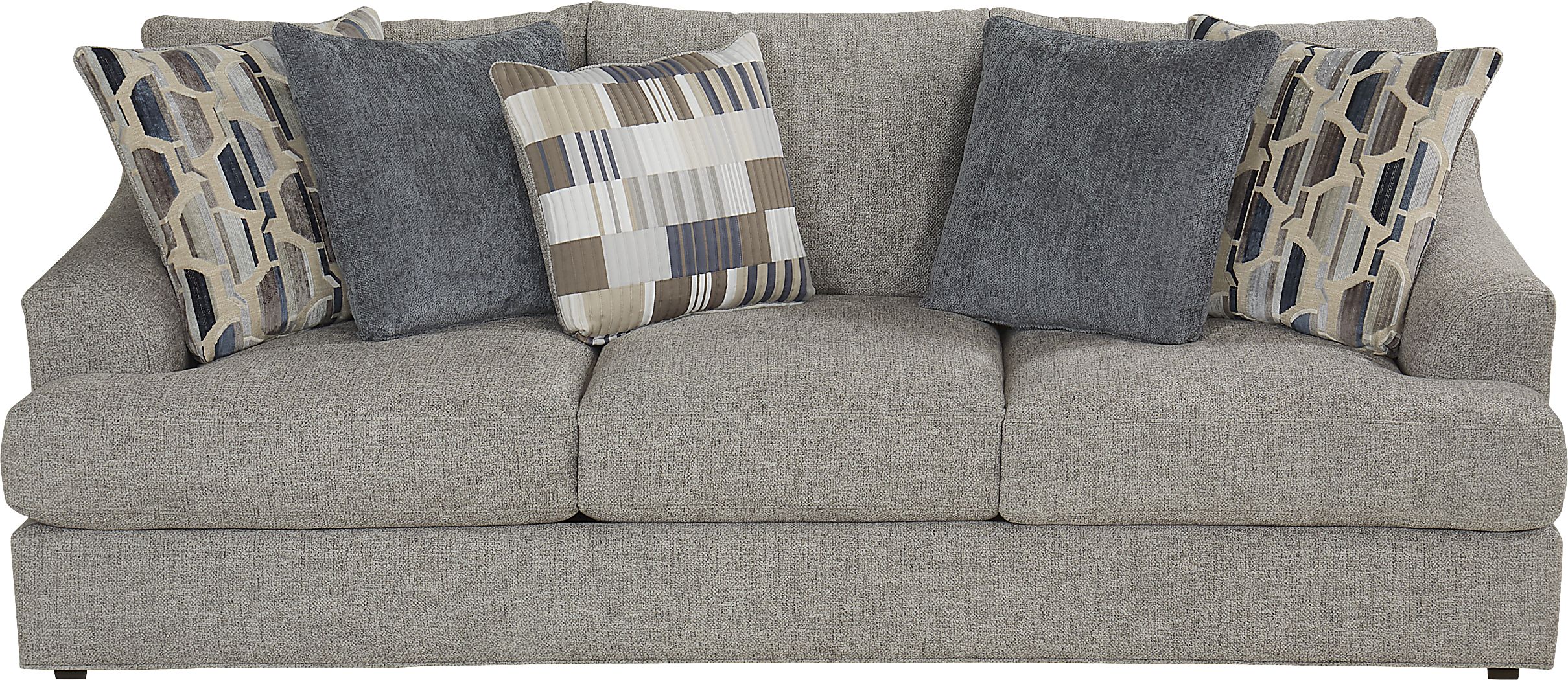 Drew & Jonathan Sonoma Cobblestone Gray Knitted 3 Pc With Left Chaise ...
