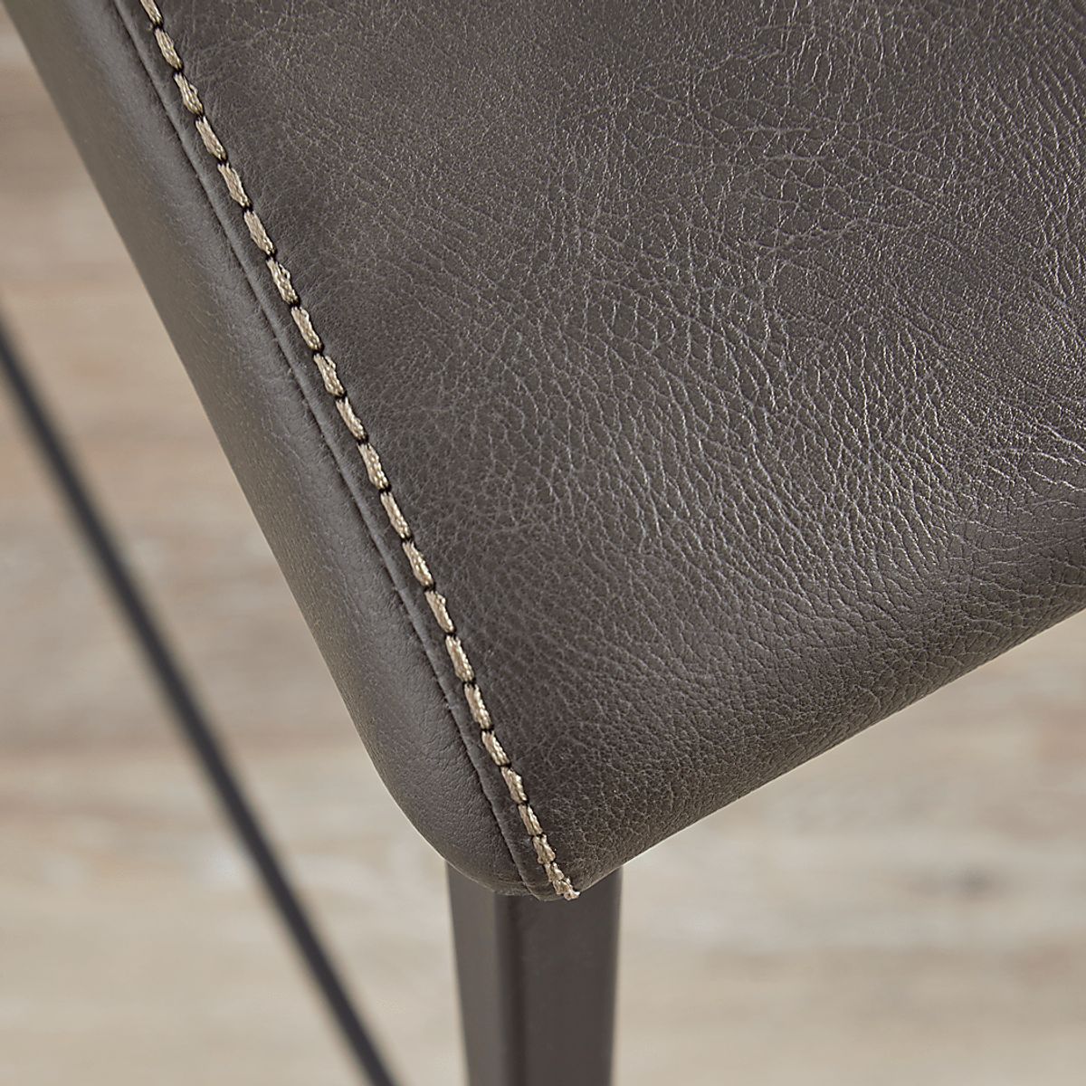 Sonquist Dark Gray Polyester,Synthetic Fabric Counter Stool | Rooms to Go