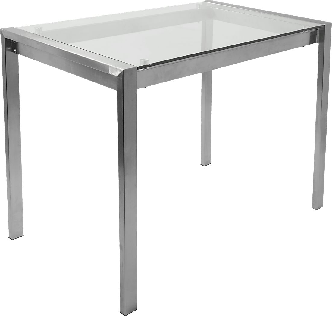 Sora Silver Counter Height Table - Rooms To Go