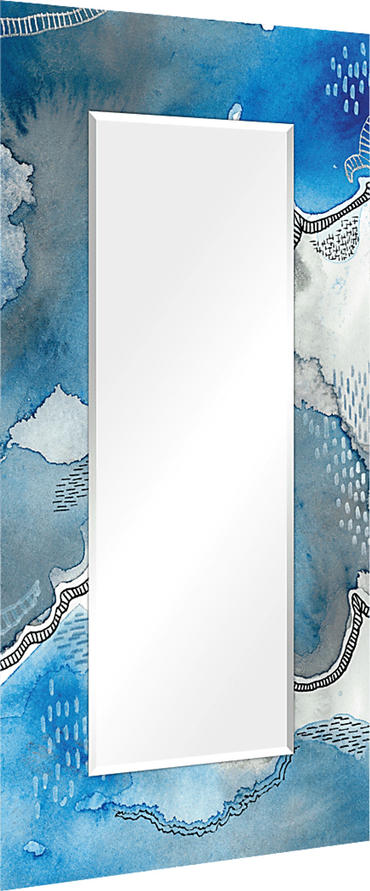 Sorele Light Blue Mirror | Rooms to Go